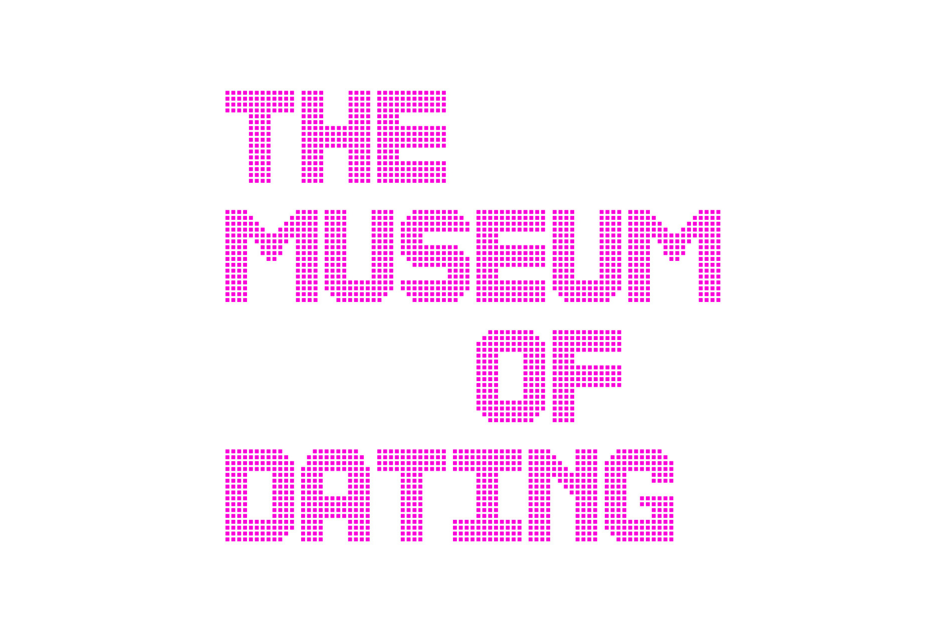 The Museum of Dating - Launch Event & Talk - New Media Arts Archives at ...